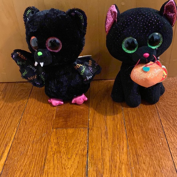 Ty | Toys | Potion The Cat And Dart The Bat | Poshmark
